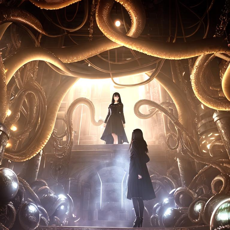 Sasha Grey Lydia Deetz Dark Art Techno Industrial Openart