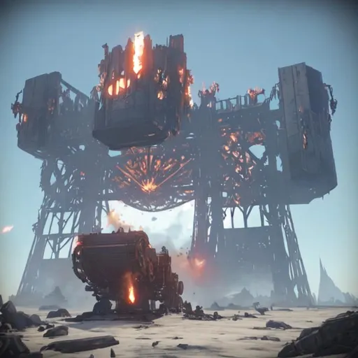 Destiny-Rise Of Iron-Wrath Of The Machine-Siege Engine | OpenArt