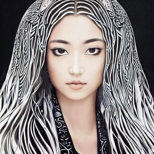 Painting of a {goddess} wearing a {floating robe}, {... | OpenArt