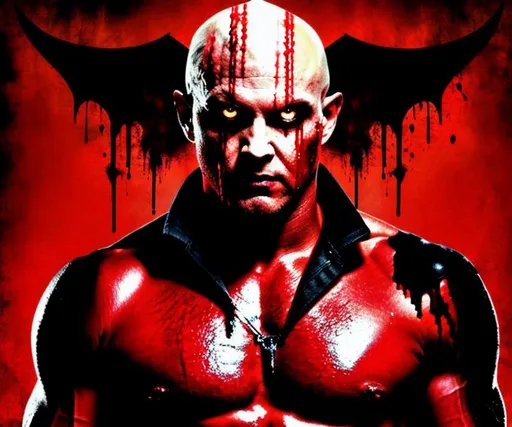 Demon, Bloody, evil, sinester, bloody body, blood, d... | OpenArt