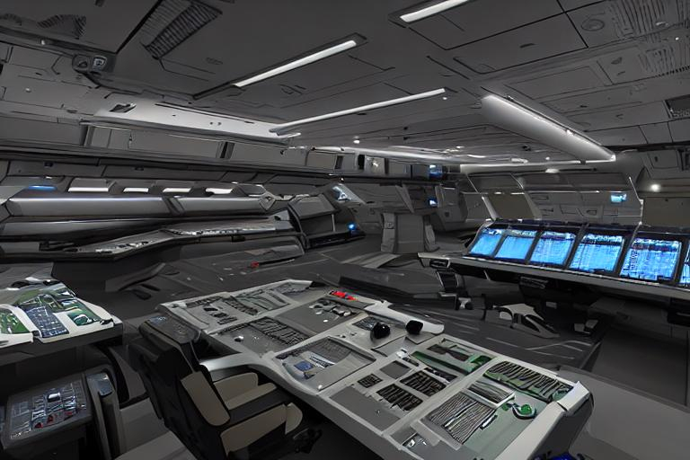 command bridge, starship, | OpenArt