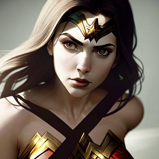 portrait with intense interplay of light and shadow,... | OpenArt