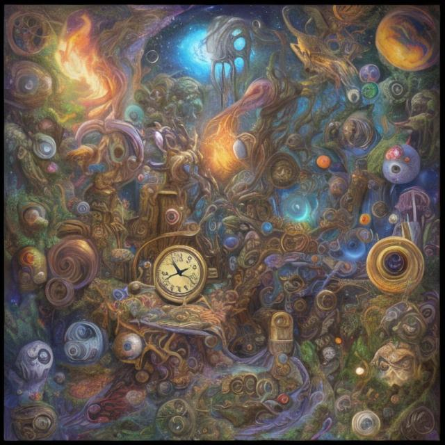 In a parallel dimension where time and space twist i... | OpenArt