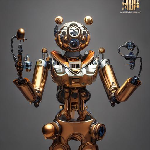 highly sophisticated automated humanoid mining bot,...