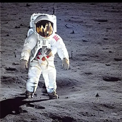 Photograph, beach on the moon, earth over water | OpenArt