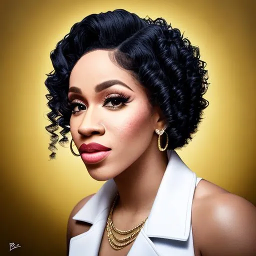 Cardi. B, portrait, Hyper realistic | OpenArt