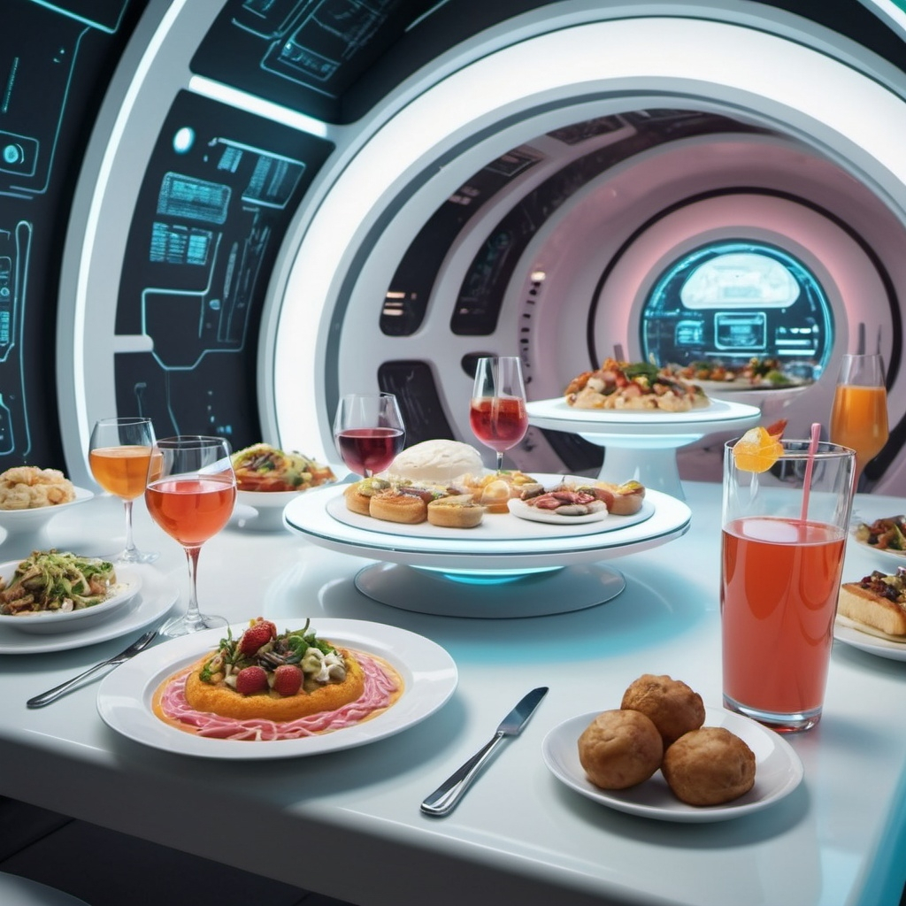food and drink futuristic