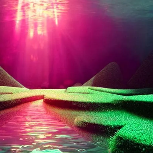 retrofuturistic style, ominous, underwater, liminal... | OpenArt