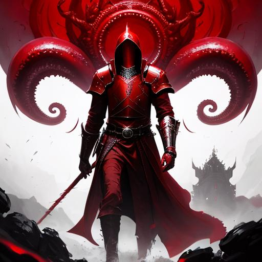 red knight, eldritch being, tentacles, lovecraft, gr...