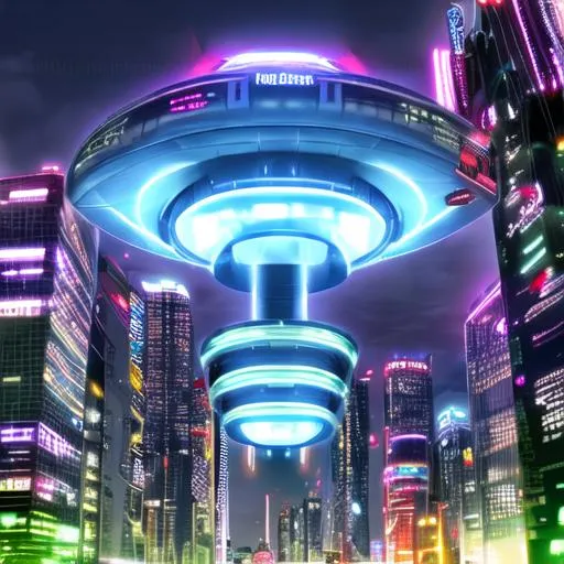 Under World Cyber Punk City With Submarine Cars Ever Openart