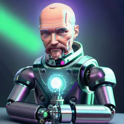 image of cyborg Thomas hobbes with mutant yorkie ter... | OpenArt