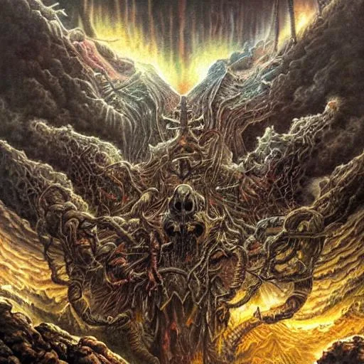 death metal album artwork by Dan Seagrave | OpenArt