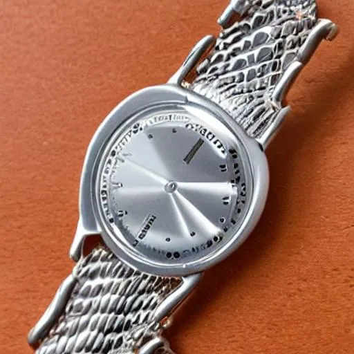 silver snake watch