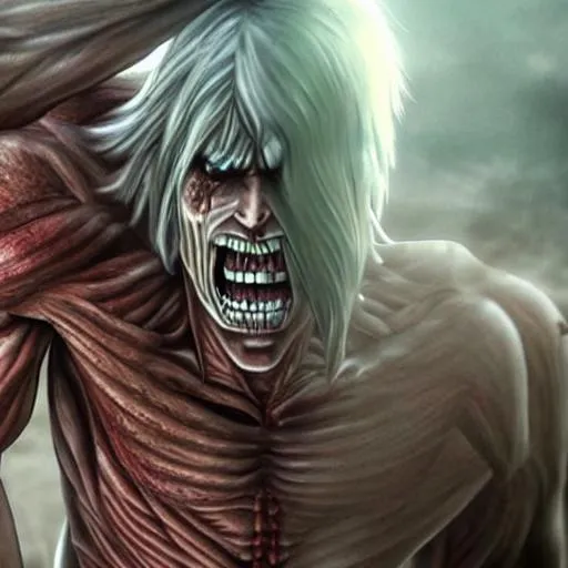Ultra Realistic Titan from attack on Titan