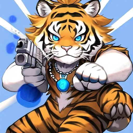 mutant-sabretooth-tiger wearing full-body-ninjitsu-a... | OpenArt