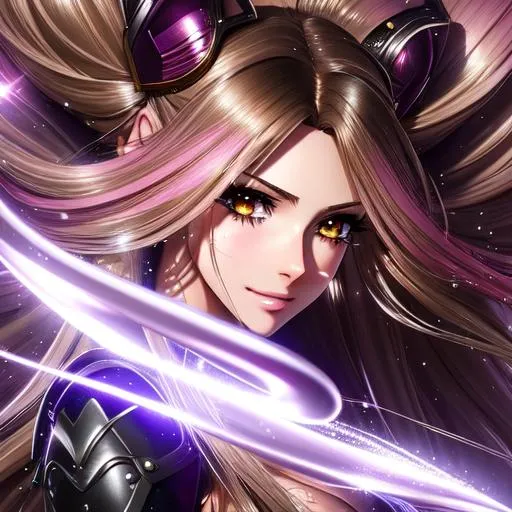 semi-realistic anime girl, skin highlights, hair hig... | OpenArt