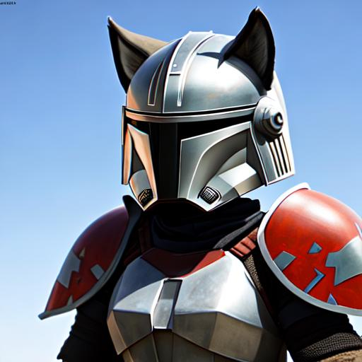 Loth-wolf theme painted armor, mandalorian, star war... | OpenArt