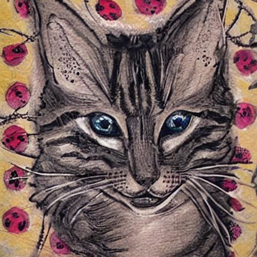 Detailed Art of a Sad Gypsy Cat. | OpenArt