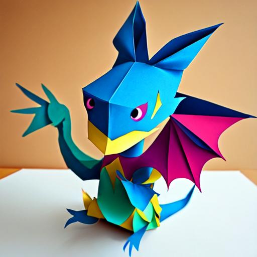 paper dragon hand puppet from tiktok, creative paper...