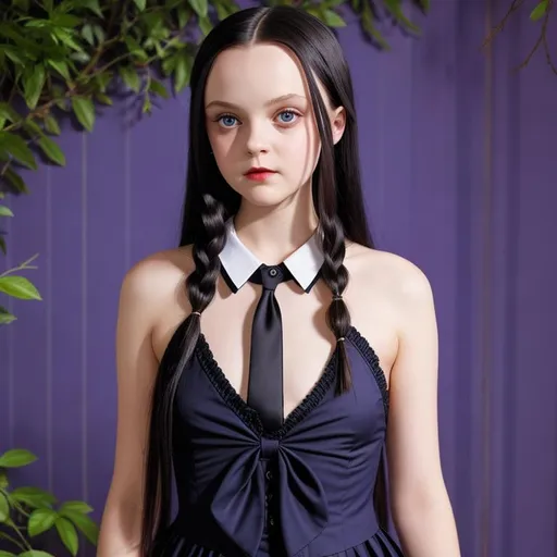 wednesday addams bare