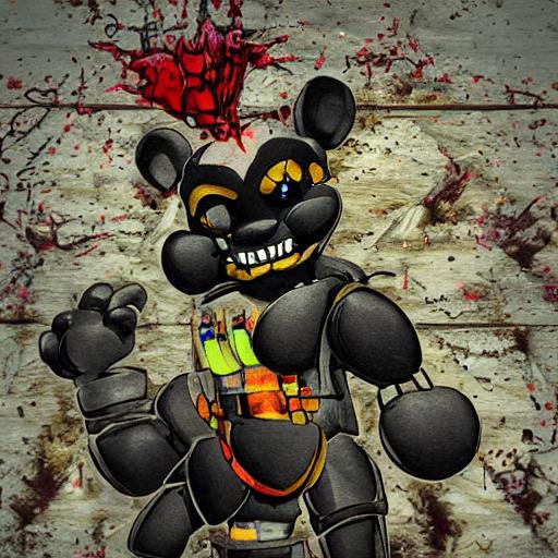 fnaf blood | OpenArt