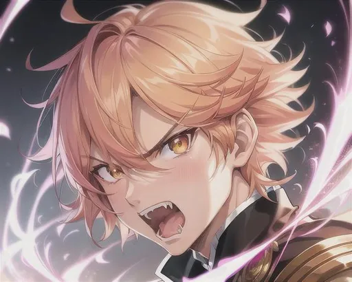 Close-up portrait of a {male}, male, guy, symmetrica...