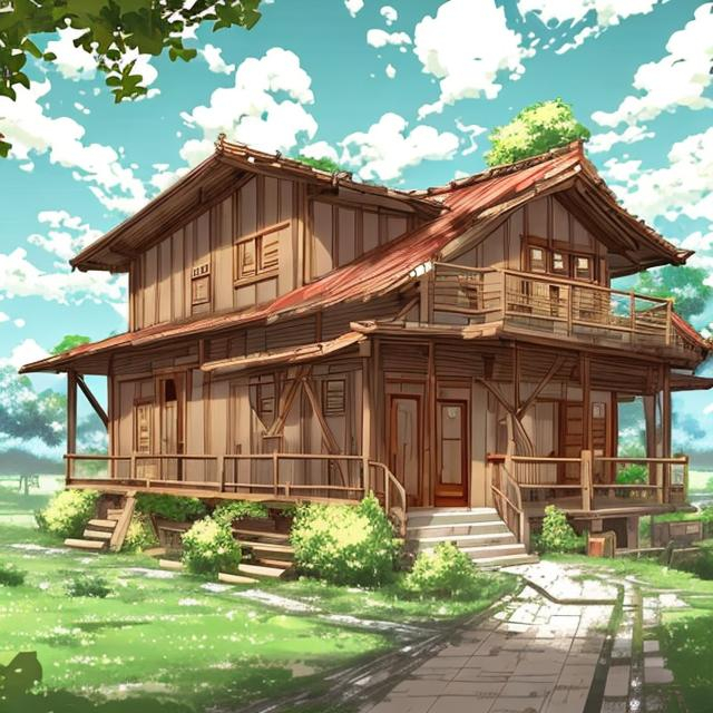 anime style rural hous | OpenArt