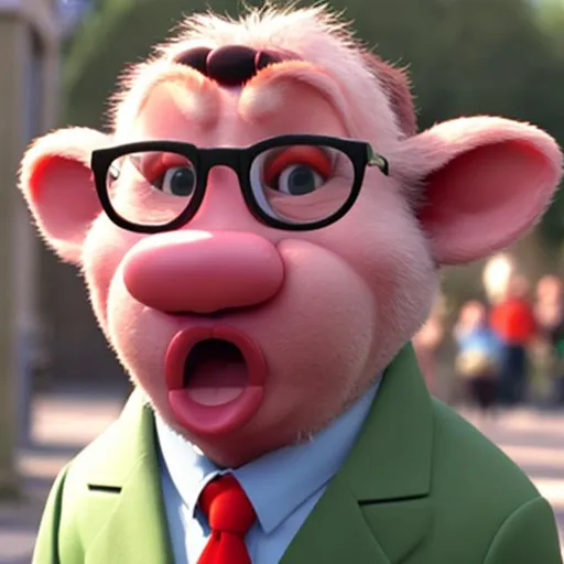 A picture of Penfold from the dangermouse cartoon dr... | OpenArt