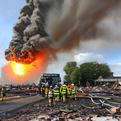 gas main explosion | OpenArt