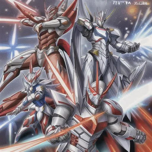 Ultraman inspired mecha knight | OpenArt