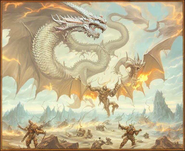 Doom, army, fire of dragon