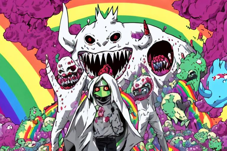 the heartbreak demon king of monsters bloody white s...