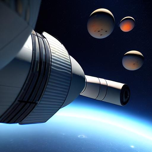 A cylinder-shaped Space Station in deep space, photo... | OpenArt