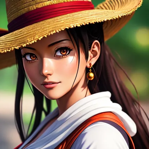 Female Luffy D Monkey, One Piece, Highly Detailed, H... | OpenArt