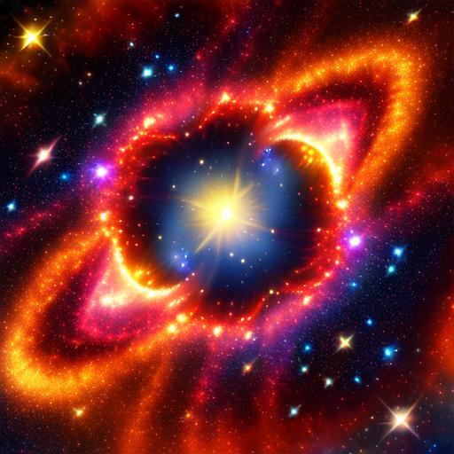 A Star going supernova, 64K, HDR, ultra resolution,...