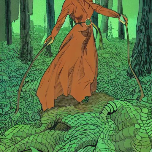 Beautiful berberian girl is riding Shai -Hulud worm... | OpenArt