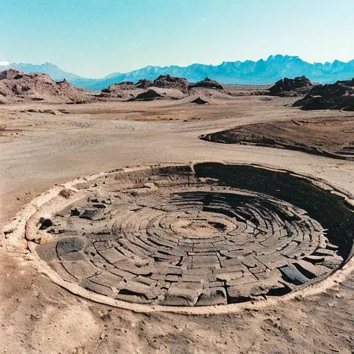 An archaeological dig site on an alien planet | OpenArt