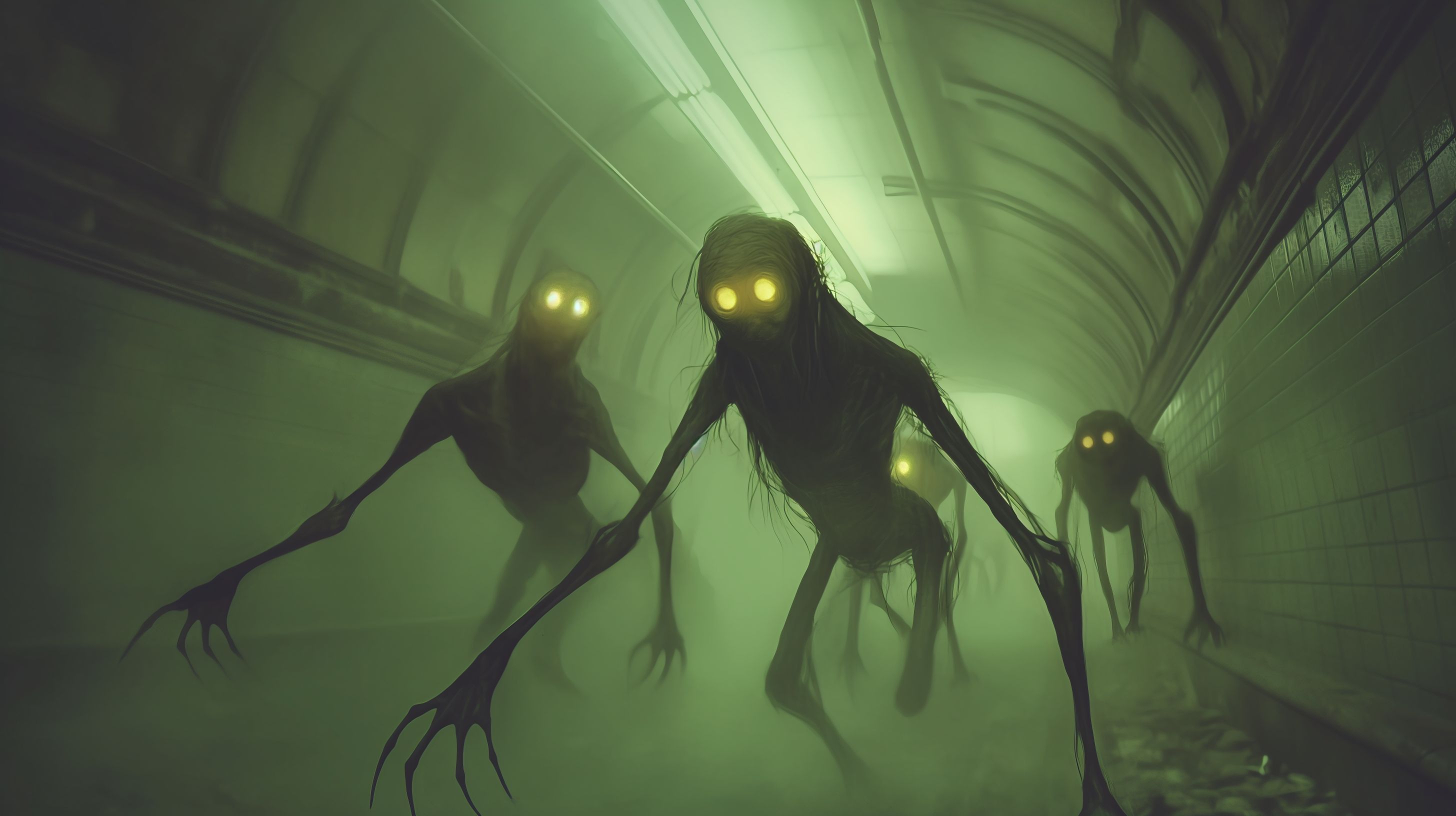 The monsters that live inside my head, long slender... | OpenArt