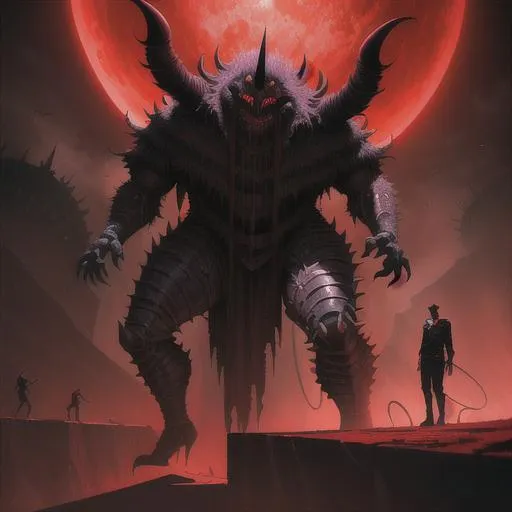 a gigantic chaos calamity monster made from wisps of... | OpenArt