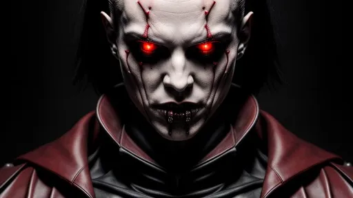 Photorealistic Dark Horror Androgynies Vampire Male... | OpenArt