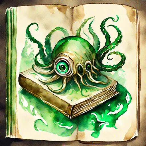 Abyssal Tomeshell which is a living floating book wi...