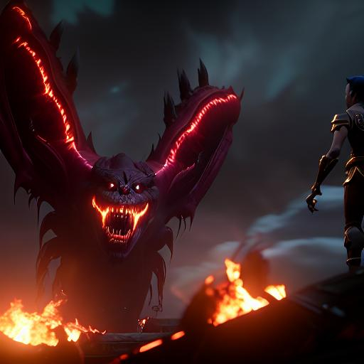 Detailed and realistic image of a gargantuan monster... | OpenArt