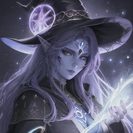 A beautiful D&D character portrait, dark fantasy, de... | OpenArt