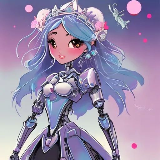 robot princess girl