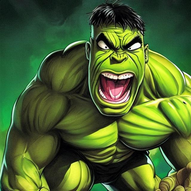 Spidercat hulk with funny