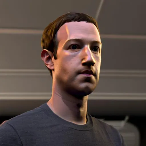 Render of accurate ((Mark Zuckerberg)) creepy early... | OpenArt