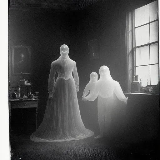 victorian photo, a evil mist forms a translucent hum... | OpenArt