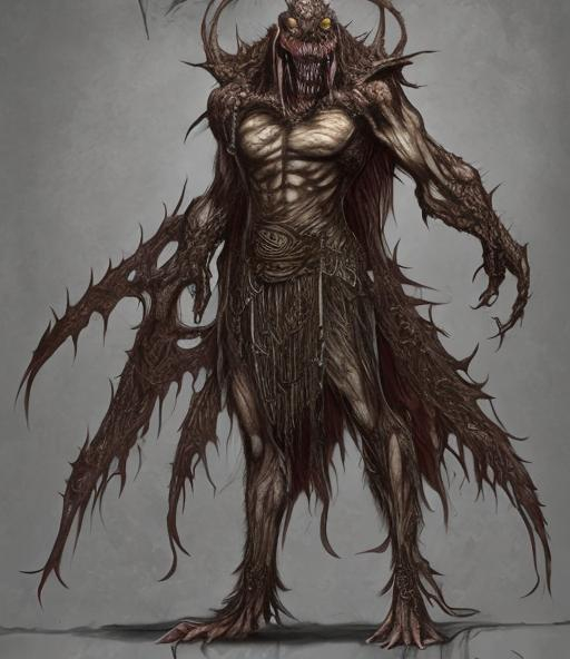 a fleshcrafted abomination in a fantasy setting