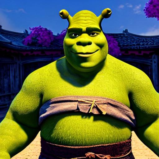 shrek samurai 4k ultra hd | OpenArt