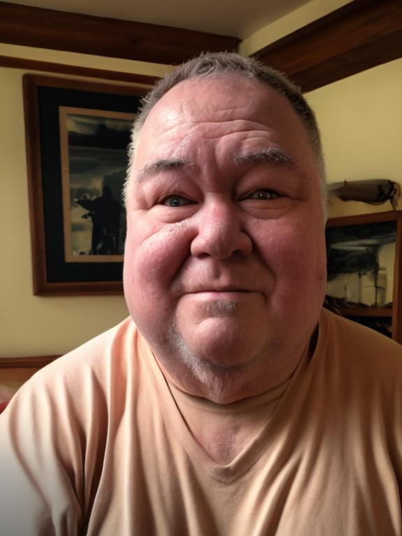 Fat old man